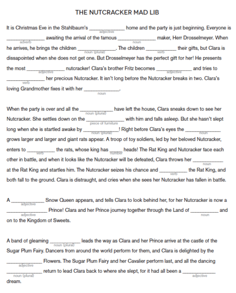 Nutcracker Program | Dance for Everybody | Northern Plains Dance